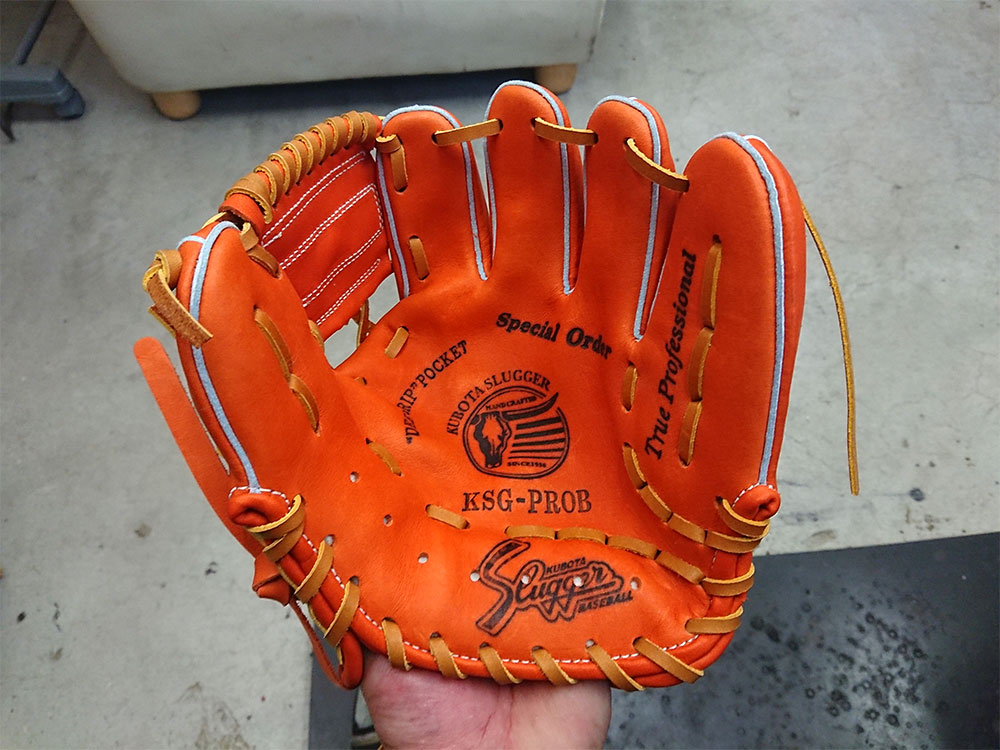 カスタムPROB Gイエロー紐編 | ベースボールショップGTK